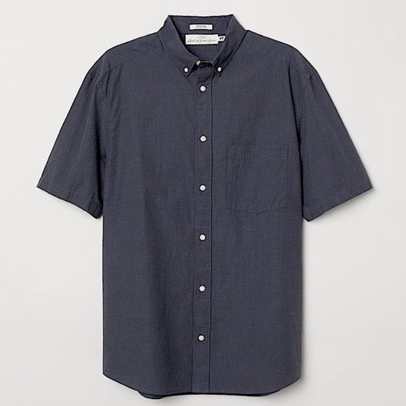 H&M | Shirts | 325 Hm Regular Fit Poplin Shirt | Poshmark